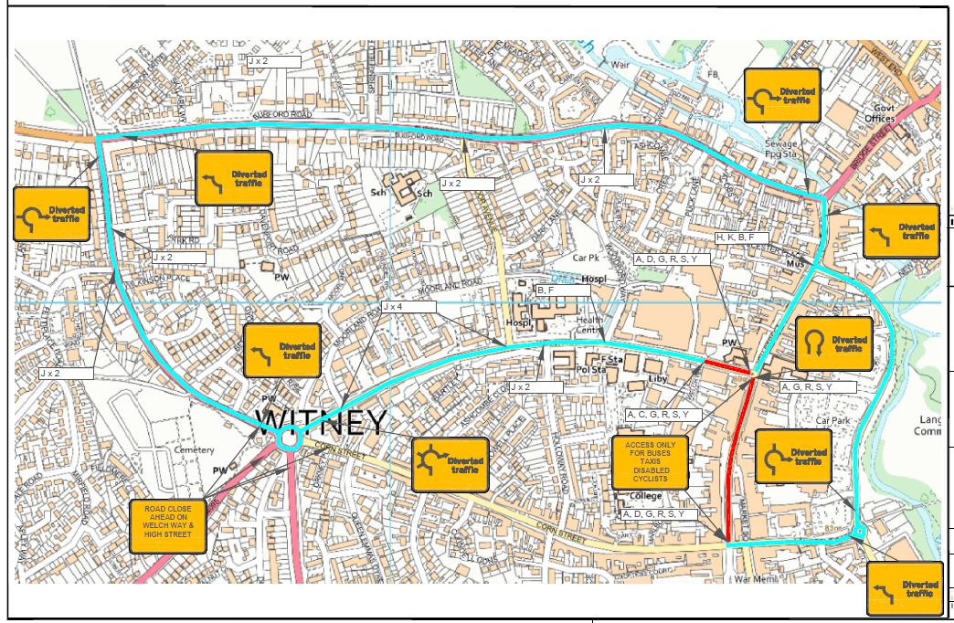Covid-19 SafeStart Restrictions, road change – Witney Town Council