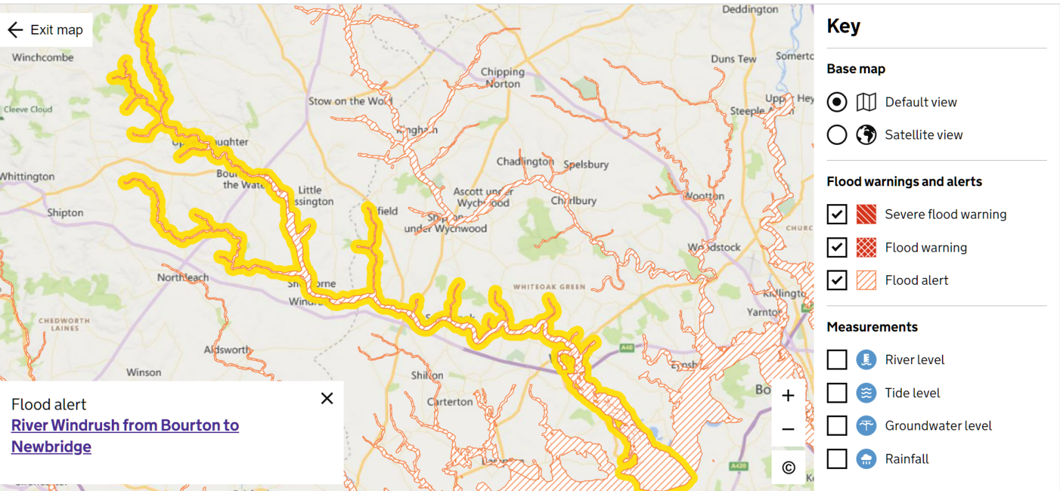 Flood Alert Witney Area – Witney Town Council