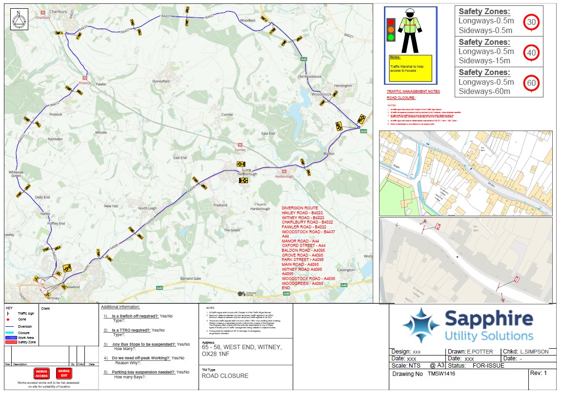 Emergency Road Closure – West End – Witney Town Council
