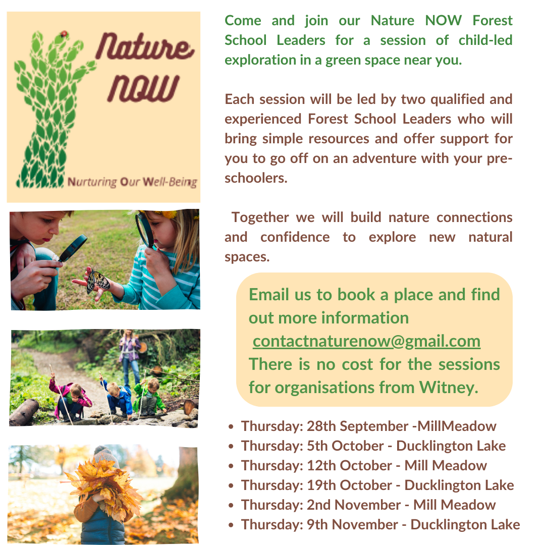 Nature NOW – Play and Explore in Witney – Witney Town Council