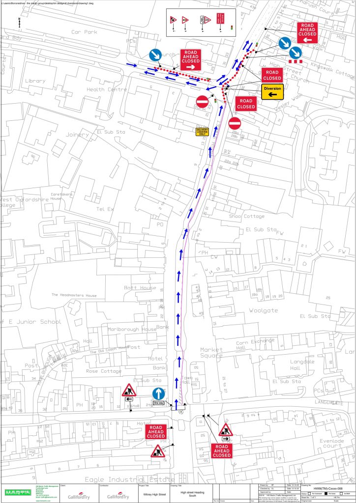 Temporary Road Closure , No Waiting and One Way Restriction – at Witney ...